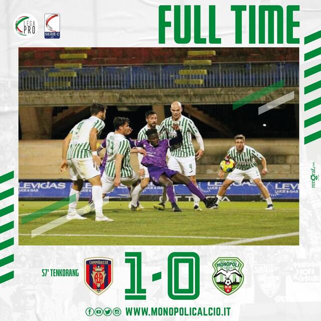 Campobasso-Monopoli 1-0 - Monopoli Tre Rose