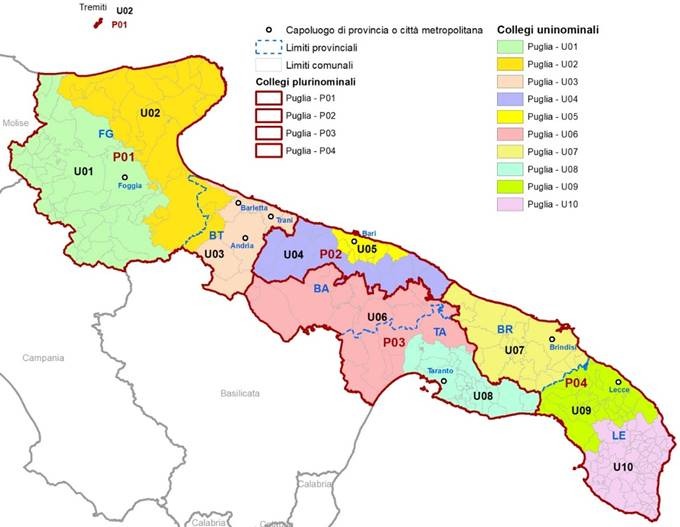 Elezioni politiche 2022 in Puglia. - Monopoli Tre Rose